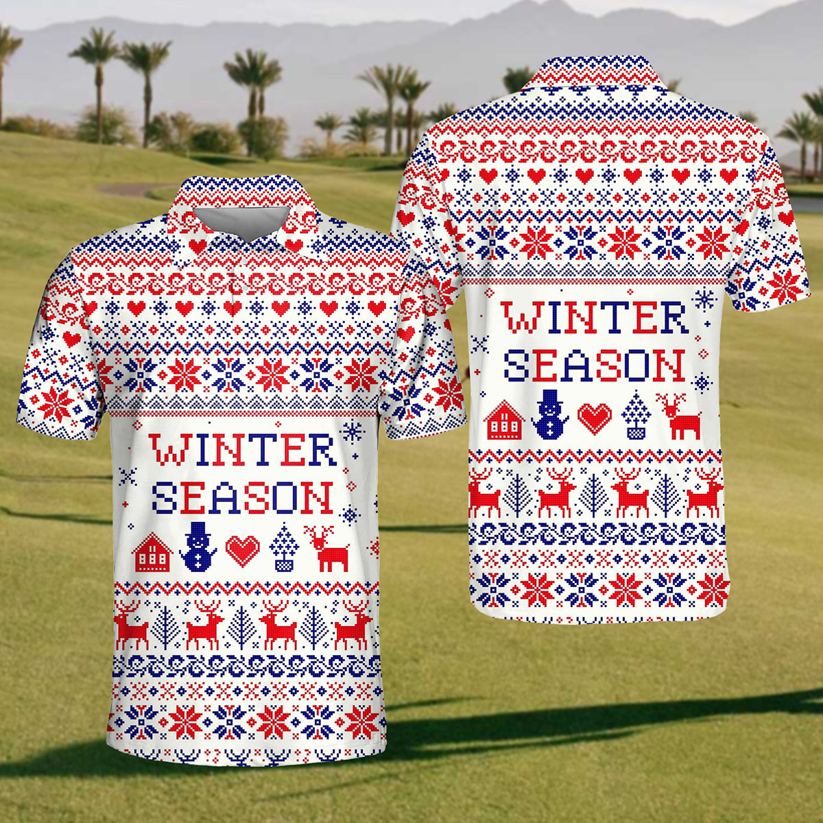 Mens Christmas Polo Shirt – cozypantsus