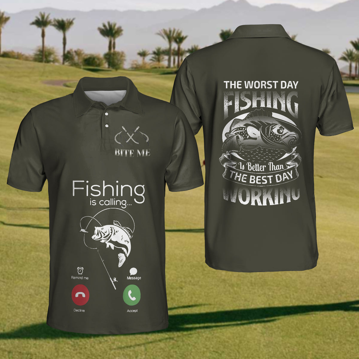 Men's Fishing Polo Shirt – cozypantsus