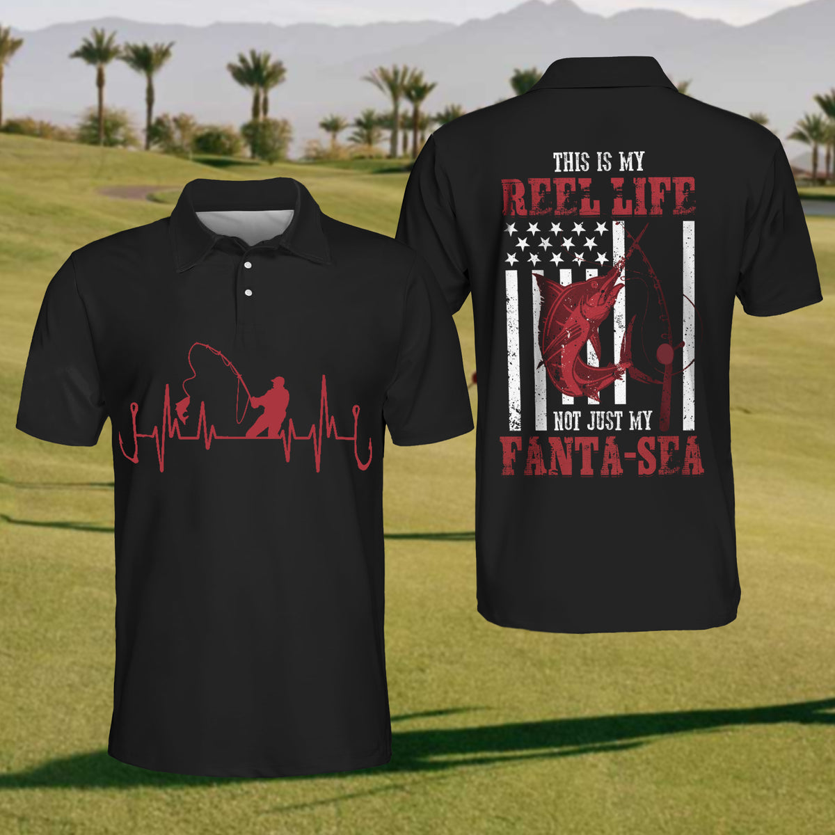 Men's Fishing Polo Shirt – cozypantsus