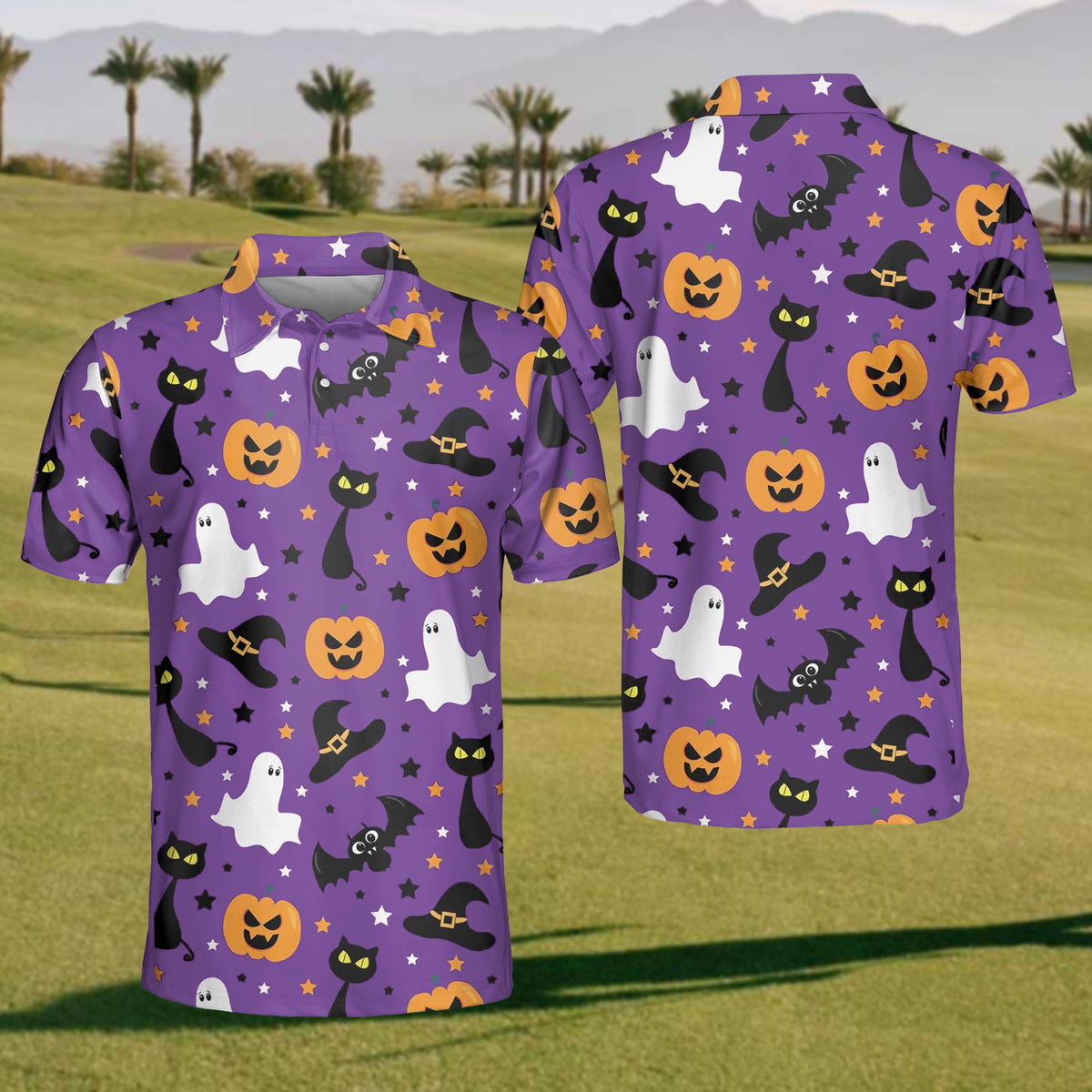 Funny Halloween Polo Shirts for Men – cozypantsus