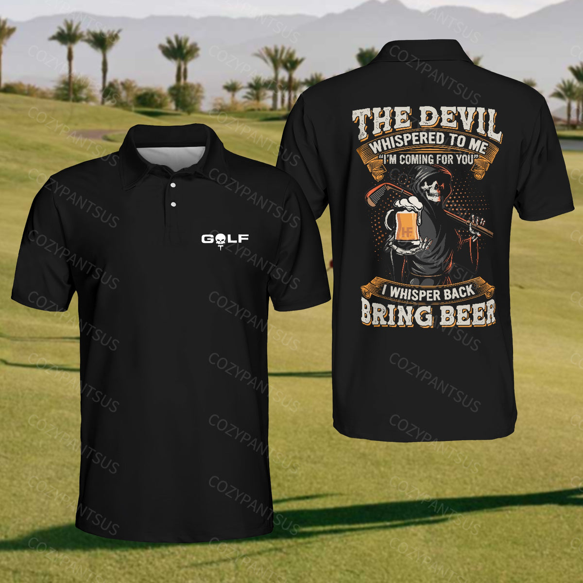 Men's Golf Beer Polo Shirt – cozypantsus
