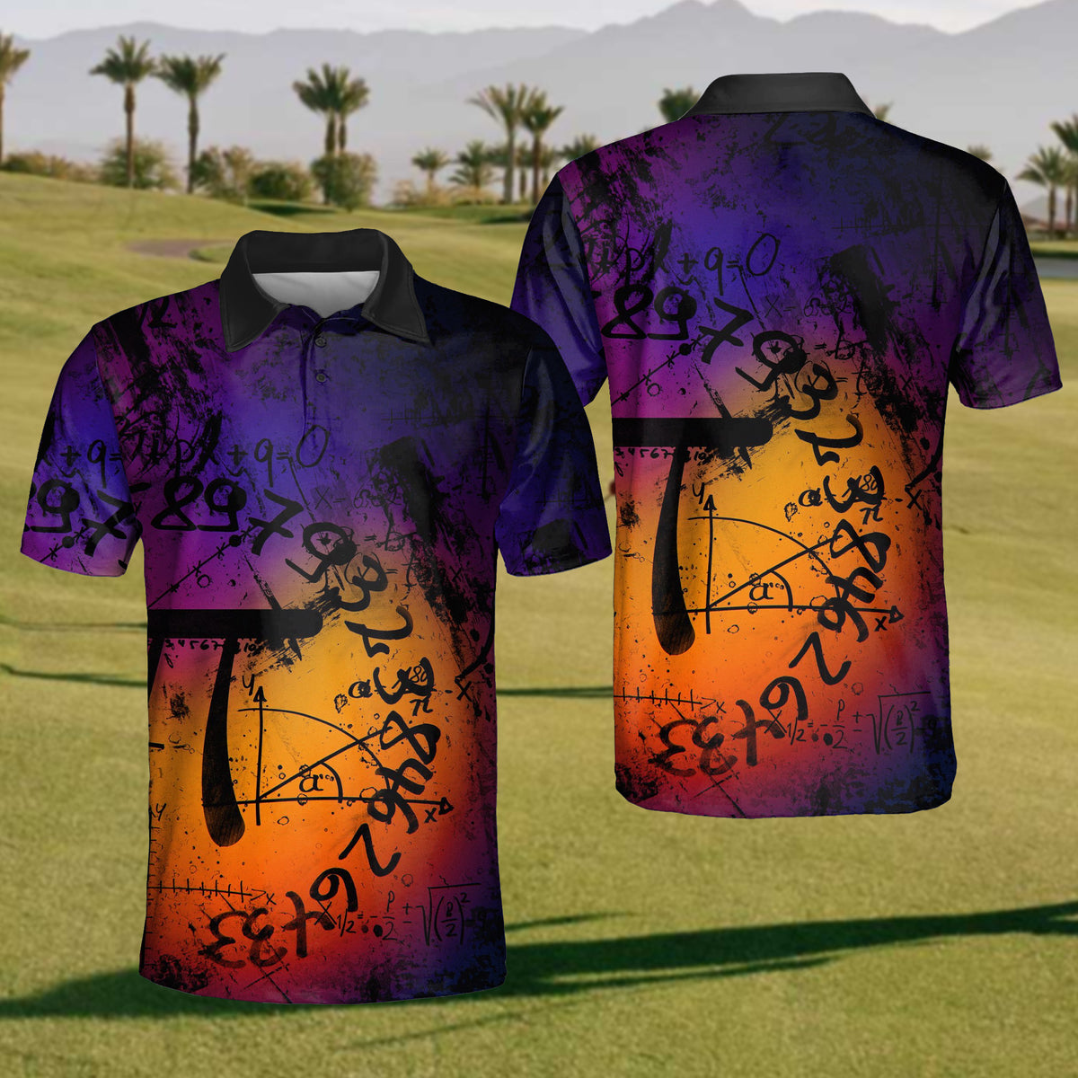 Men's math polo shirt – cozypantsus
