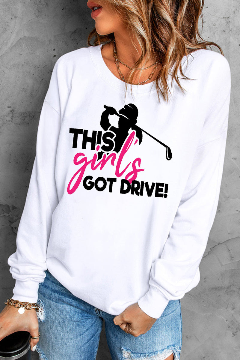 【Pre Sale】Women's That's Golf Girls Got Drive Long Short Sleeves T-sh ...