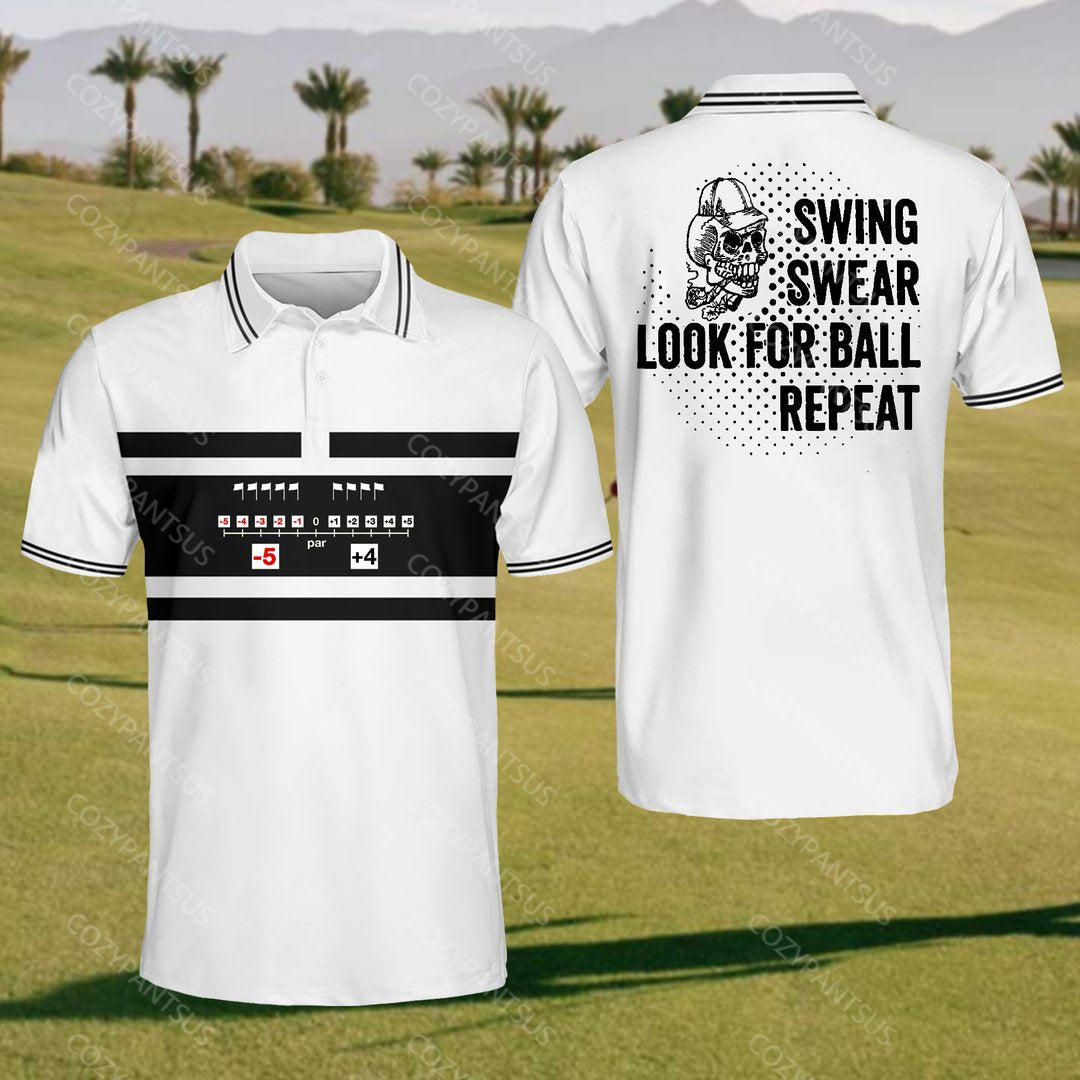 Science of Golf Math of Scoring Polo Shirt For Men – cozypantsus