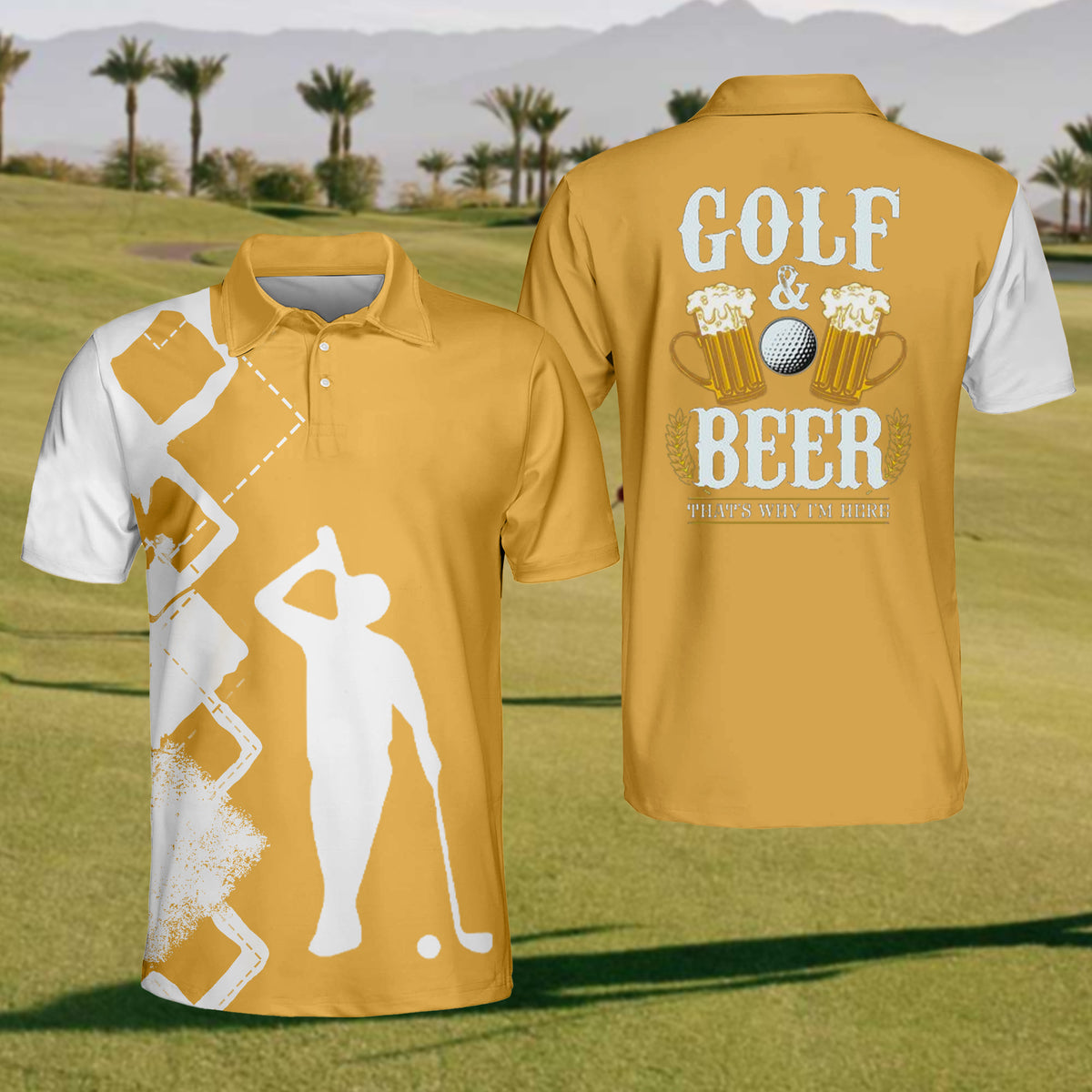 Men's Golf Beer Polo Shirt – cozypantsus